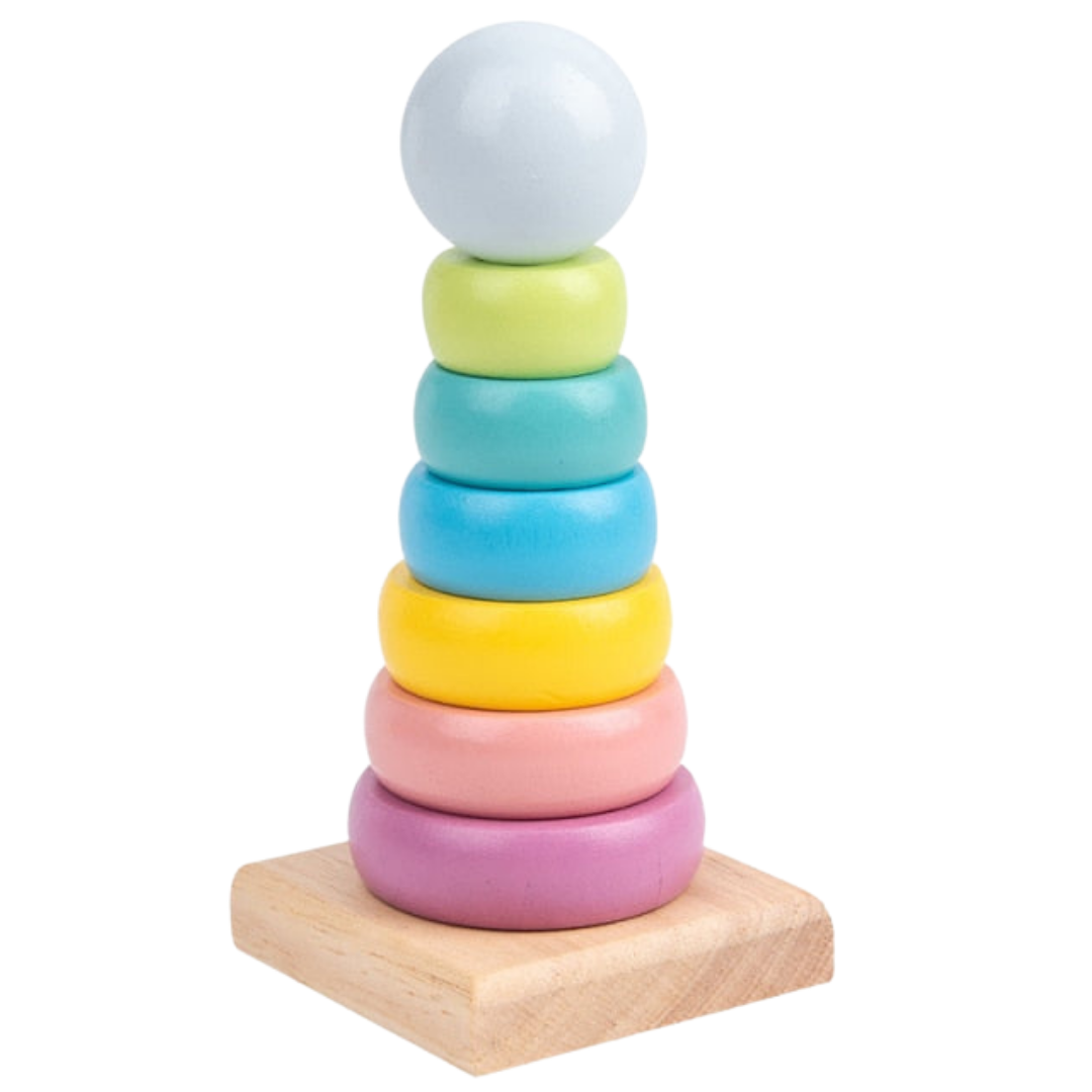 RainbowPlay Stacking Fun Blocks – Bright Blue Bug